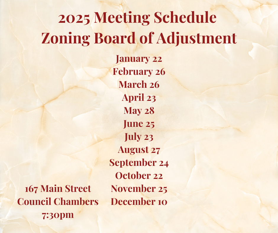 Board of Adjustment - Borough of Sayreville